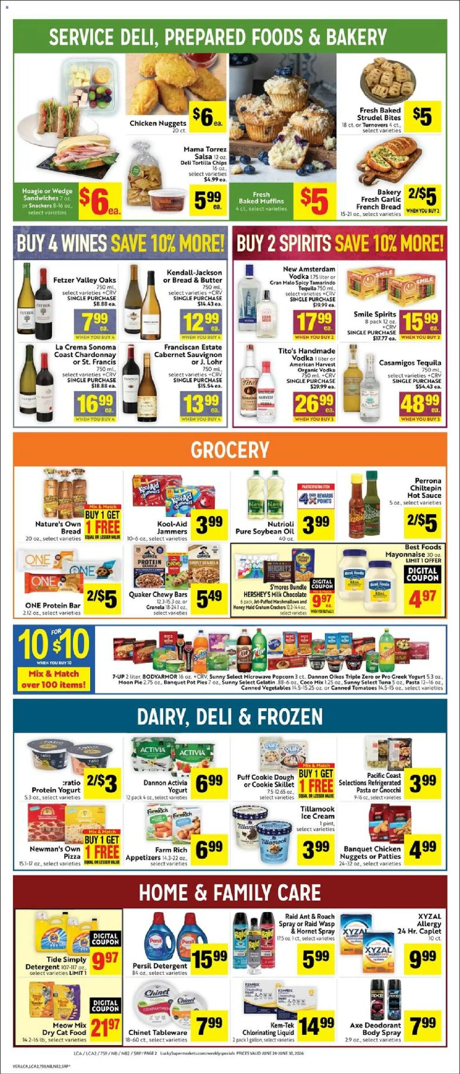 Lucky Supermarkets Weekly Ad | 06/24 - 06/30 2026 | Sale