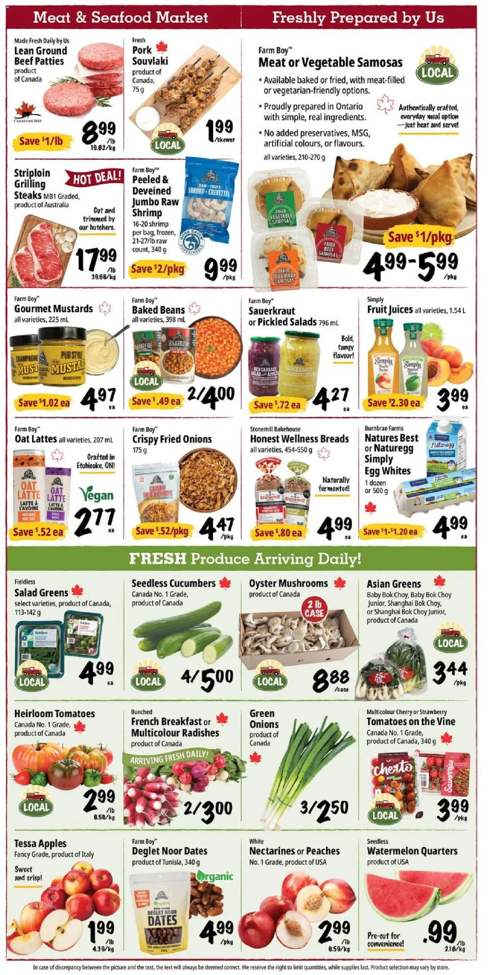 Farm Boy flyer from Jul 2, 2026 > online preview