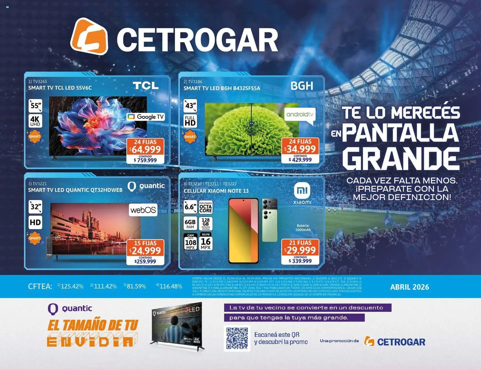 Cetrogar catálogo (01/04/2026 - 30/04/2026)